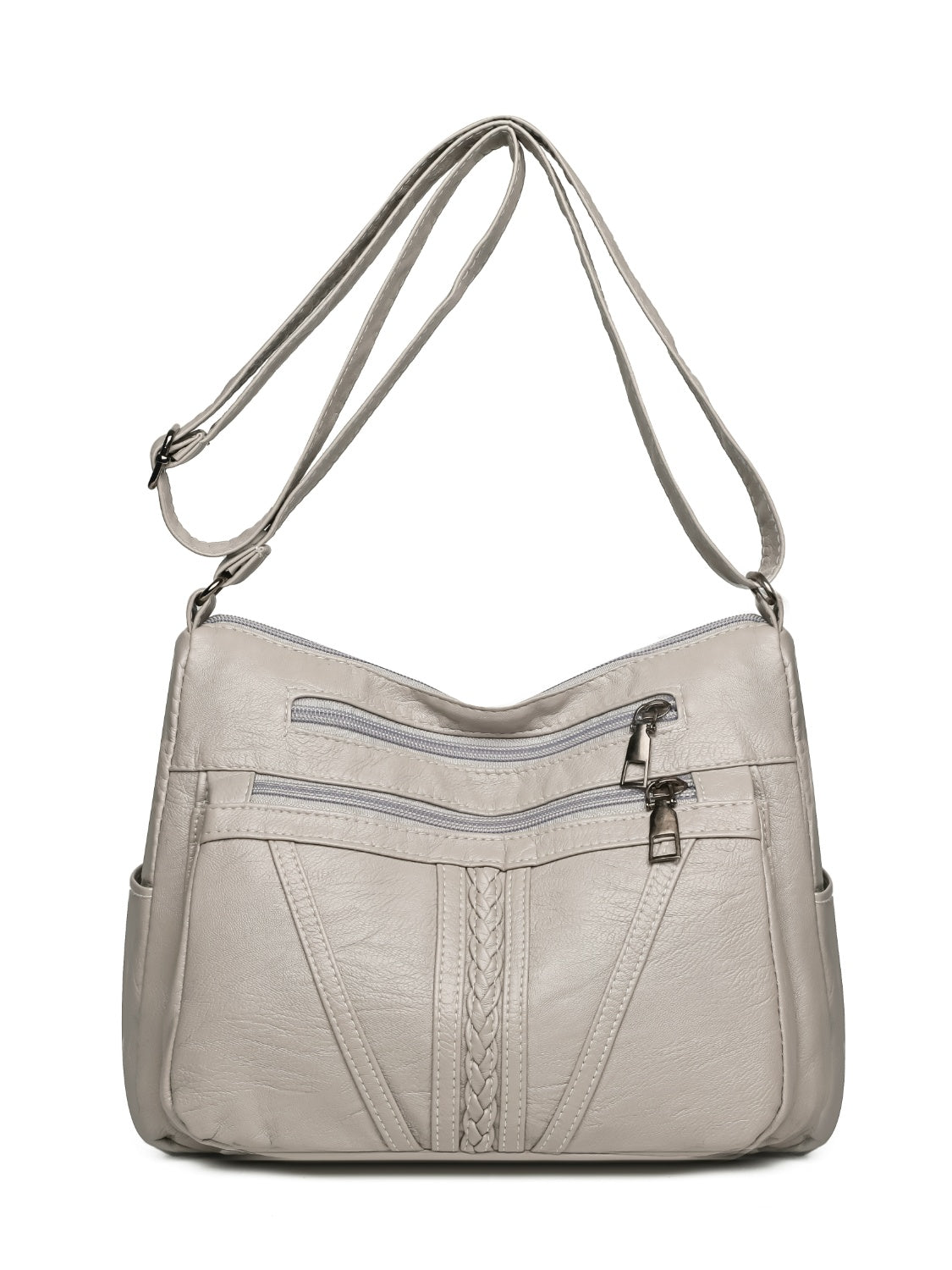 Emery Woven Trim Vegan Leather Crossbody Bag | Boho Chic Bag – Rezortly